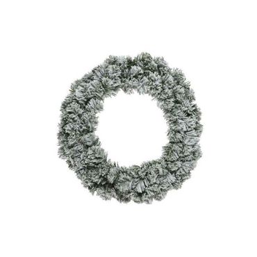 Snowy wreath (no decorations) - Merryhatton Garden Centre